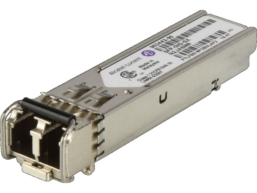 10 Gigabit optical transceiver (SFP+) with an LC type of interface ...