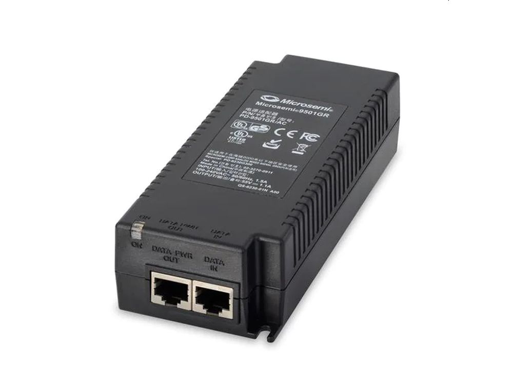 1-Port IEEE 802.3at 4-pair PoE Midspan. Port spec 10/100/1000M PoE ...