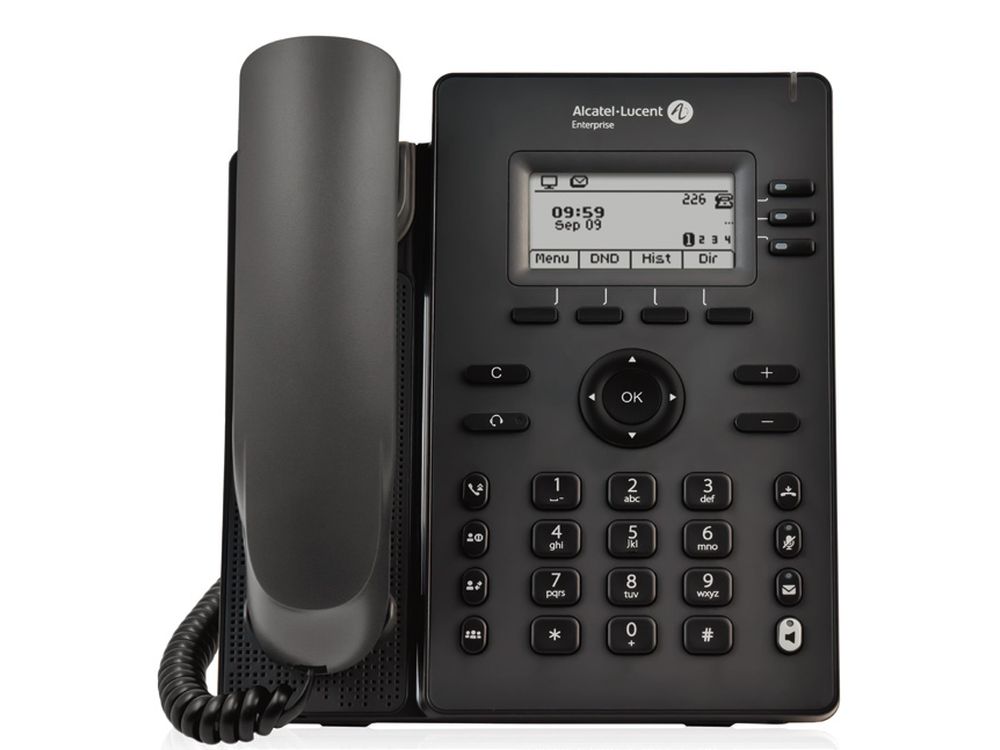 ALE-2 Dual Port Gigabit Ethernet Basic SIP DeskPho - Teka Telekom