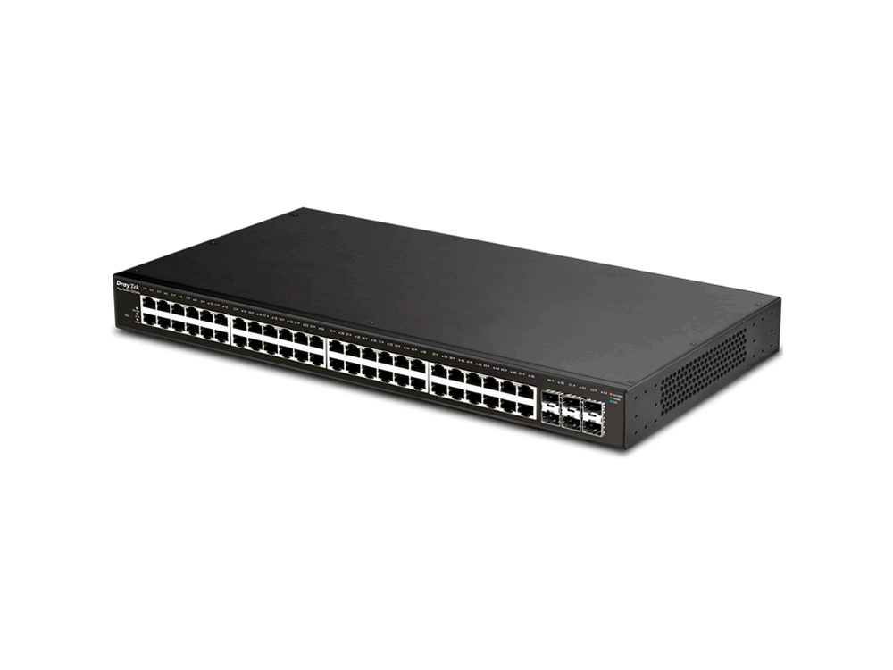 VigorSwitch P2540x 48-port Gigabit PoE + 6 10G SFP+ ports - Teka Telekom