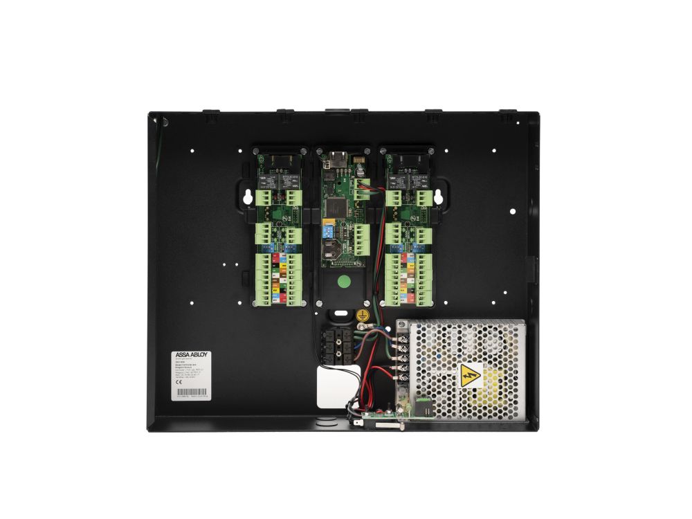 INCEDO door controller with IP and RS485 connection in metal cabinet ...
