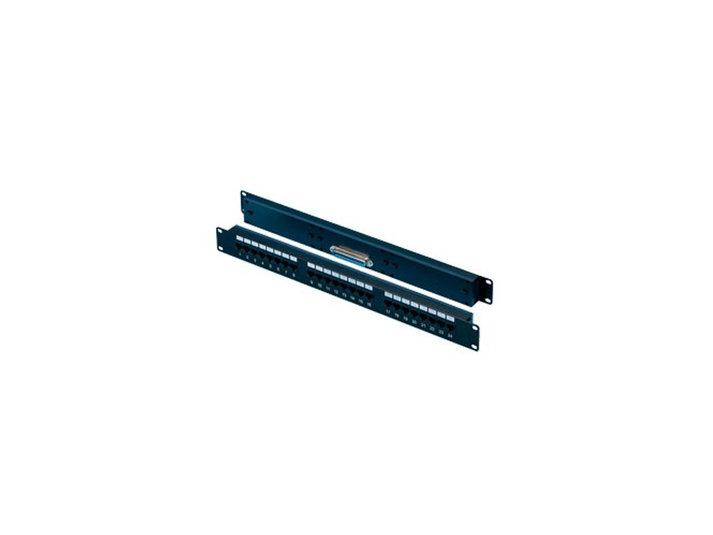 24 port patch panel with telco female connectors for use with Panasonic ...