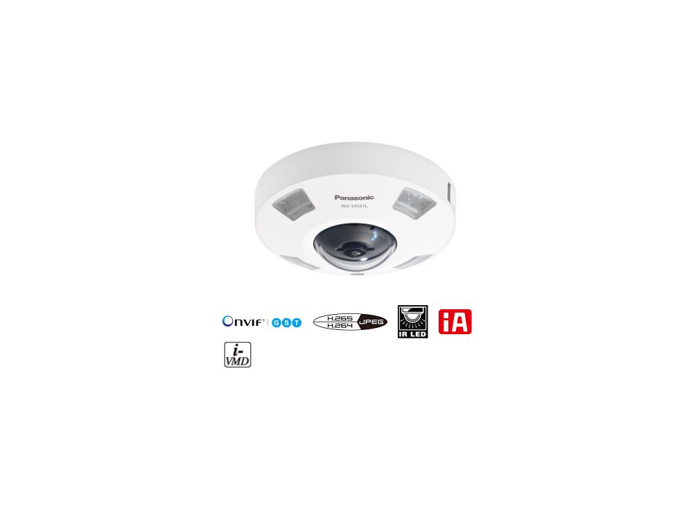 12MP 360-degree Fisheye camera outdoor IR LED with AI engine - Teka Telekom